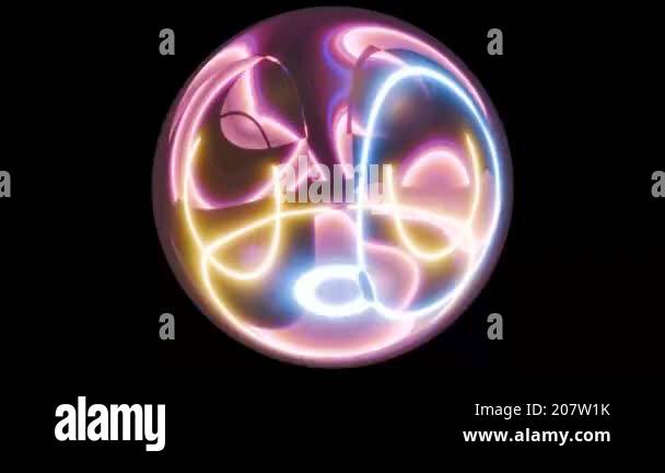 Anomaly. A fantastic light sphere with incredible lighting effect ...