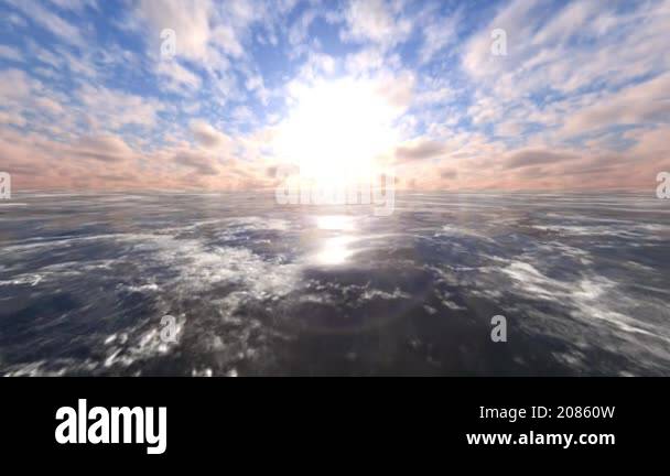 3D rendering of the horizon Stock Video Footage - Alamy