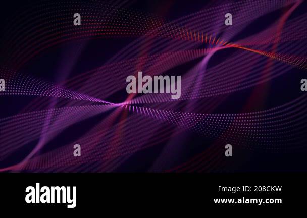Seamless VJ loop animation with abstract digital forms made of detailed ...