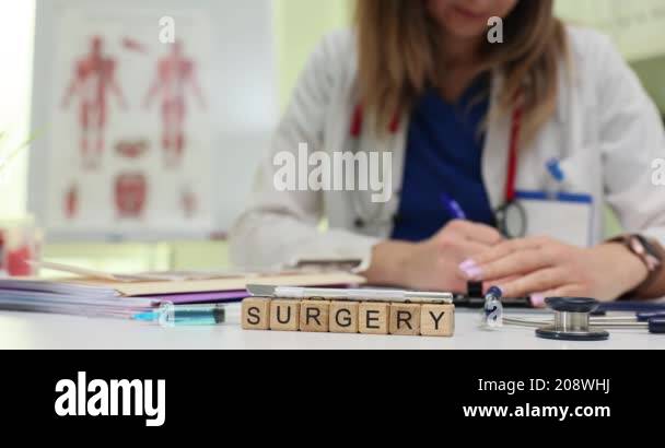 A medical professional dedicated to the field of surgery, equipped with ...