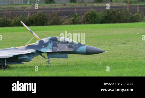 Padua Italy October 6 2024: Close-up of realistic RC model of a modern ...
