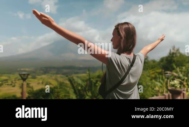 Mount mayon volcano landscape Stock Videos & Footage - HD and 4K Video ...
