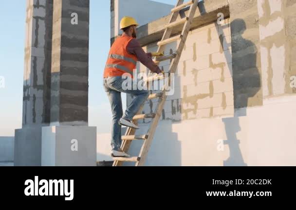 Bricks ladder scaffolding Stock Videos & Footage - HD and 4K Video ...