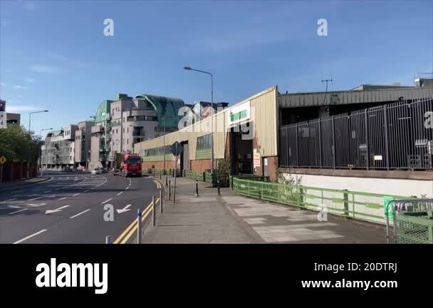 Buildings in the city of Cork, Ireland. Beautiful street views and ...