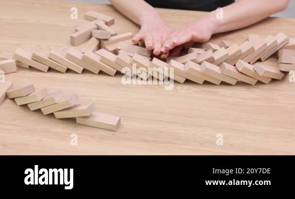 Stacking dominoes Stock Videos & Footage - HD and 4K Video Clips - Alamy