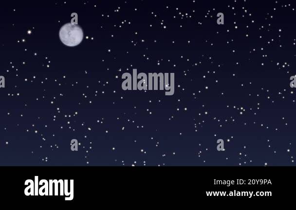 mostly clear sky with the moon, type of weather conditions, 4K weather ...