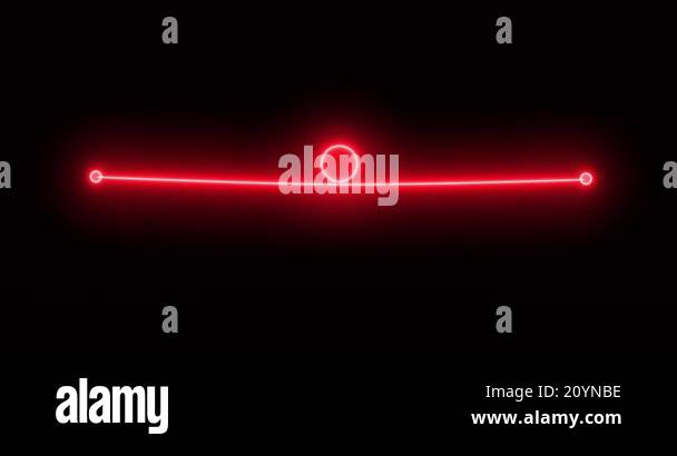 4K animated neon minimalistic design. Red minimalist background design ...