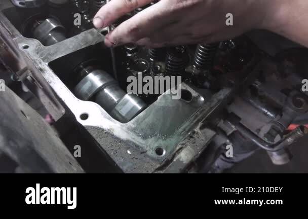 Diesel Engine Overhaul and Rebuild. Repair of the tractor engine Stock ...