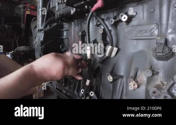 Diesel Engine Overhaul and Rebuild. Repair of the tractor engine Stock ...