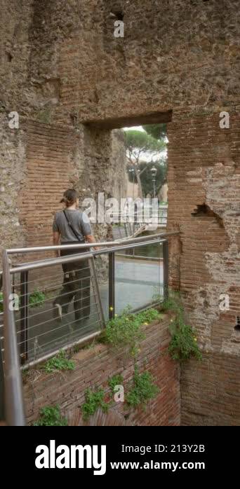 Woman walking through roman Stock Videos & Footage - HD and 4K Video ...