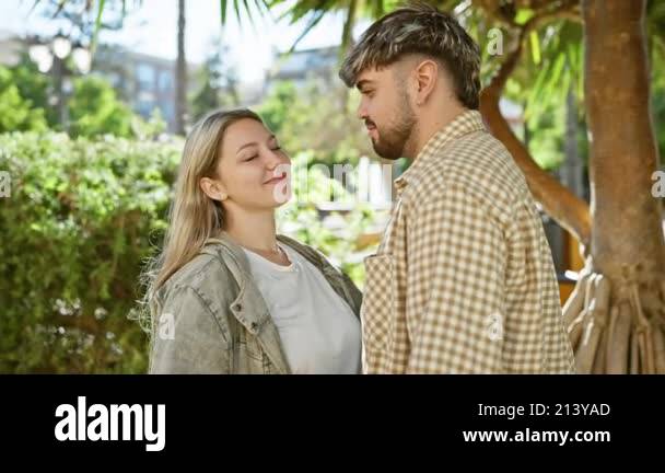 Loving couple smiles warmly Stock Videos & Footage - HD and 4K Video ...