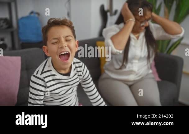 Child yelling and covering ears Stock Videos & Footage - HD and 4K ...
