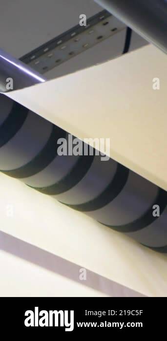 Vertical, Weaving of fabric on cars. Production of fabric from threads ...