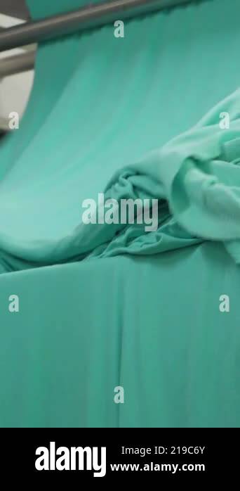 Vertical, Weaving of fabric on cars. Production of fabric from threads ...