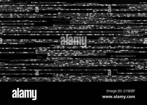 Analog Static Noise texture overlay lines. Horizontal stripes offset . No signal white noise ...
