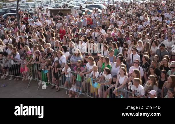 Large crowd of people of all ages Stock Videos & Footage - HD and 4K ...