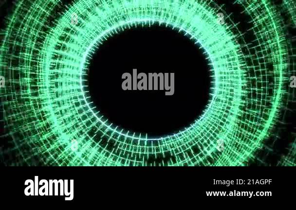 3D HUD Arc Offset A Blinking Red X60 Degrees VJ Loop Animation 02 Stock ...