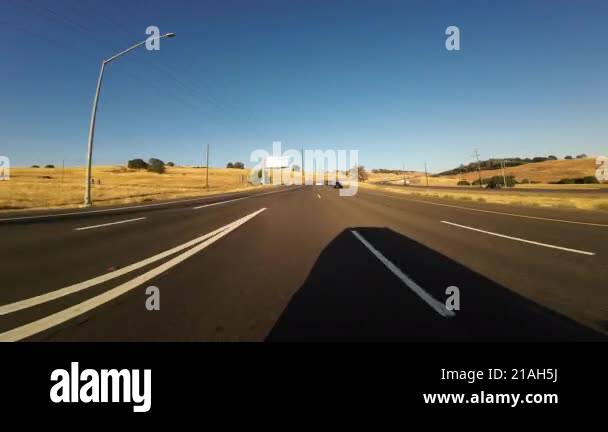 Sacramento Freeway 50 West Shingle Spring to Rancho Cordova 02 Rear ...