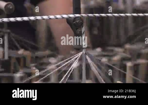 Industrial production of thread and rope and the process of winding ...