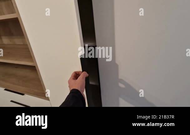 drawer with a slow closing motion. press it and the closet in the room ...