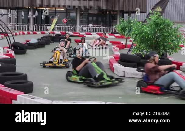 Kuala Lumpur, Malaysia- Dec 22 2024: Lalaspeed E Kart Raceway at ...