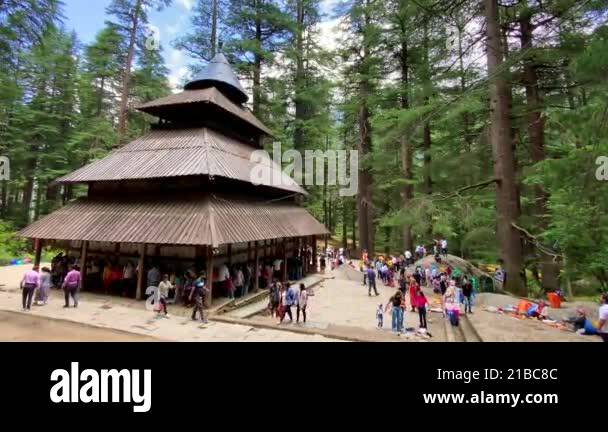 Manali, Himachal Pradesh, India, 2 july 2022. Hidimba devi temple or ...
