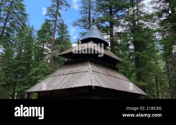 Manali, Himachal Pradesh, India, 2 july 2022. Hidimba devi temple or ...