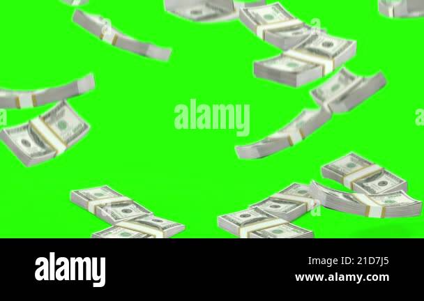 money falling stack animation Stock Video Footage - Alamy