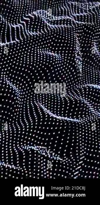 Dynamic Digital Dot Pattern with Wavy Effect Stock Video Footage - Alamy