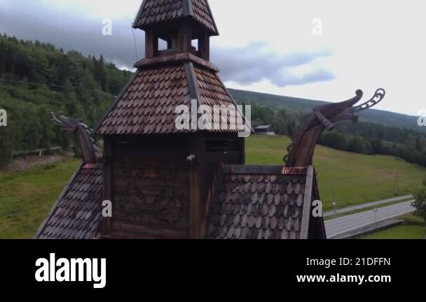 Explore the unique architecture of Norway Udval Stave Church in Norway ...
