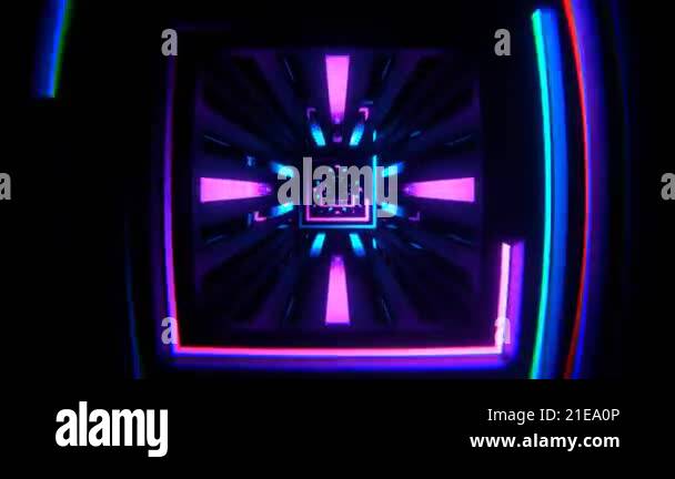 Exciting VJ loop on an abstract background with smooth flowing images ...