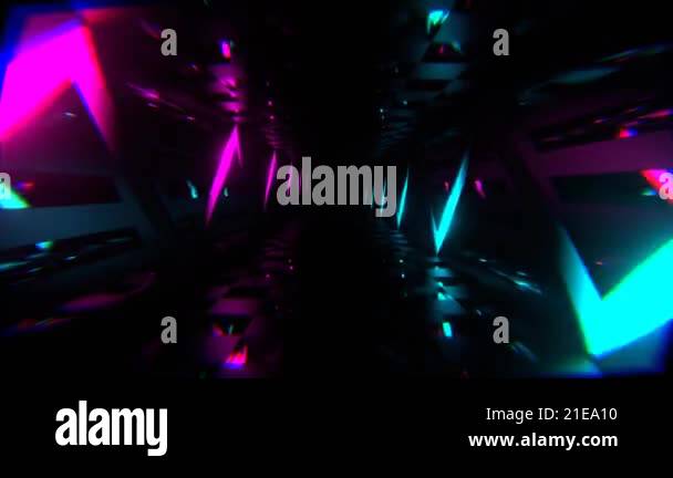 Exciting VJ loop on an abstract background with smooth flowing images ...