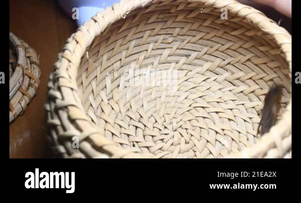 The brown cricket on basket Stock Video Footage - Alamy