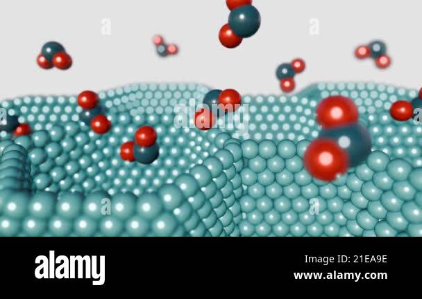 A 3d animation of structure metal-organic framework of Mg-MOF-74 with ...