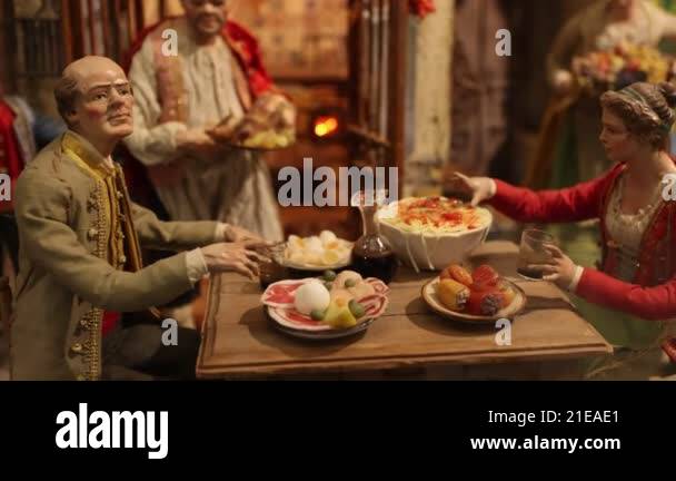 Complete artistic nativity scenes and miniature reproductions of the ...