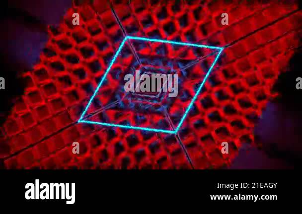 Exciting VJ loop on an abstract background with smooth flowing images ...