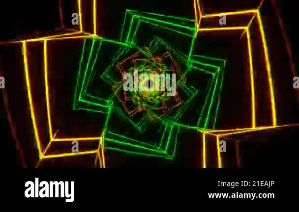 Exciting VJ loop on an abstract background with smooth flowing images ...