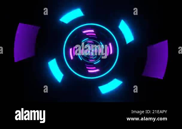 Exciting VJ loop on an abstract background with smooth flowing images ...