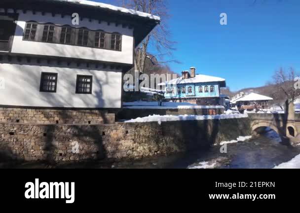 ETAR, GABROVO, BULGARIA - JANUARY 2, 2025: Winter view of Ethnographic ...