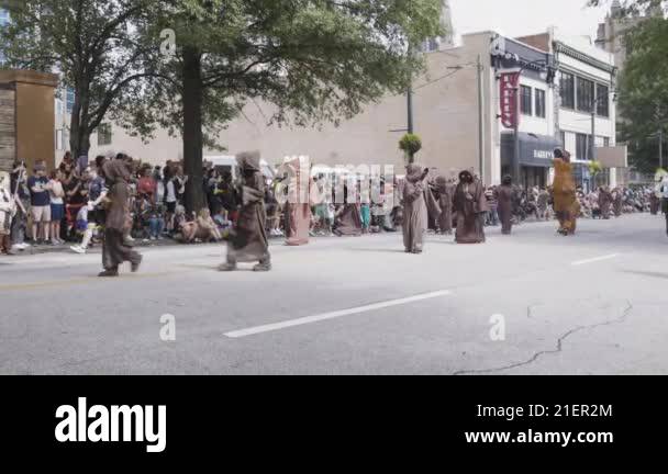 Atlanta, GA / USA September 2, 2023: People dressed as Jawa sand people ...