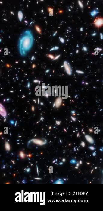 Dive into the wonders of the universe as countless galaxies shimmer ...