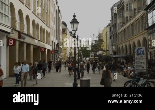July 11, 2024. Munich, Germany. Sendlinger Strasse pedestrian street in ...