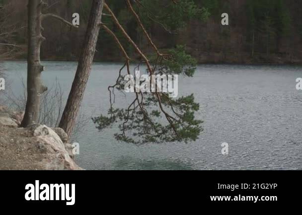 Alatsee See in Bayern, Deutschland, zwischen Fussen und Pfronten ...