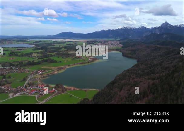 View of fuessen with forggensee Stock Videos & Footage - HD and 4K ...