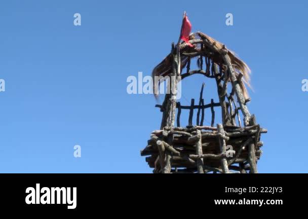 Wooden Watchtower: Traditional Mangrullo on a Rural Property in La ...