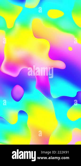 A lively and dynamic abstract background that features fluid shapes in ...