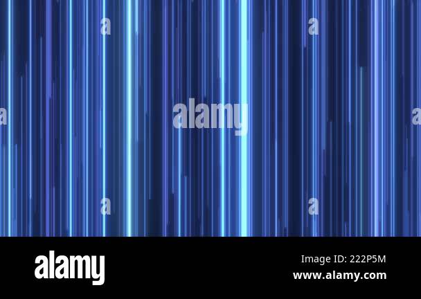 Vertical glowing blue lines moving in camera, technology and futuristic backgrounds, database ...