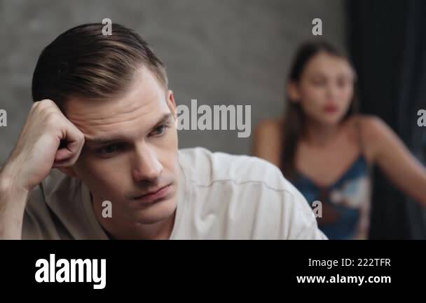 Family crisis and couple problem, stressful situation by financial ...