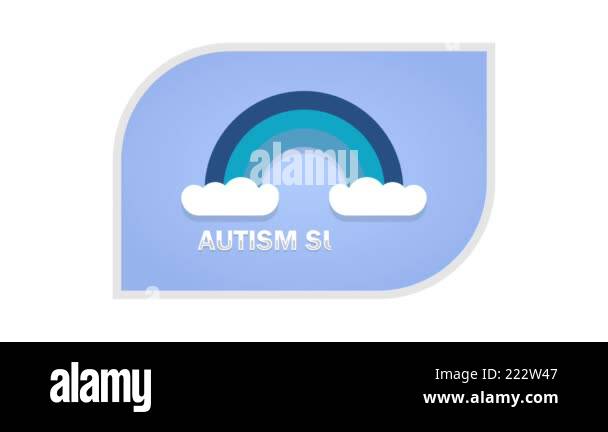 Autism Sunday background 4k video, Autism Sunday motion background ...
