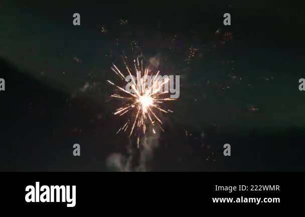 New Year fireworks video. Fireworks video Stock Video Footage - Alamy